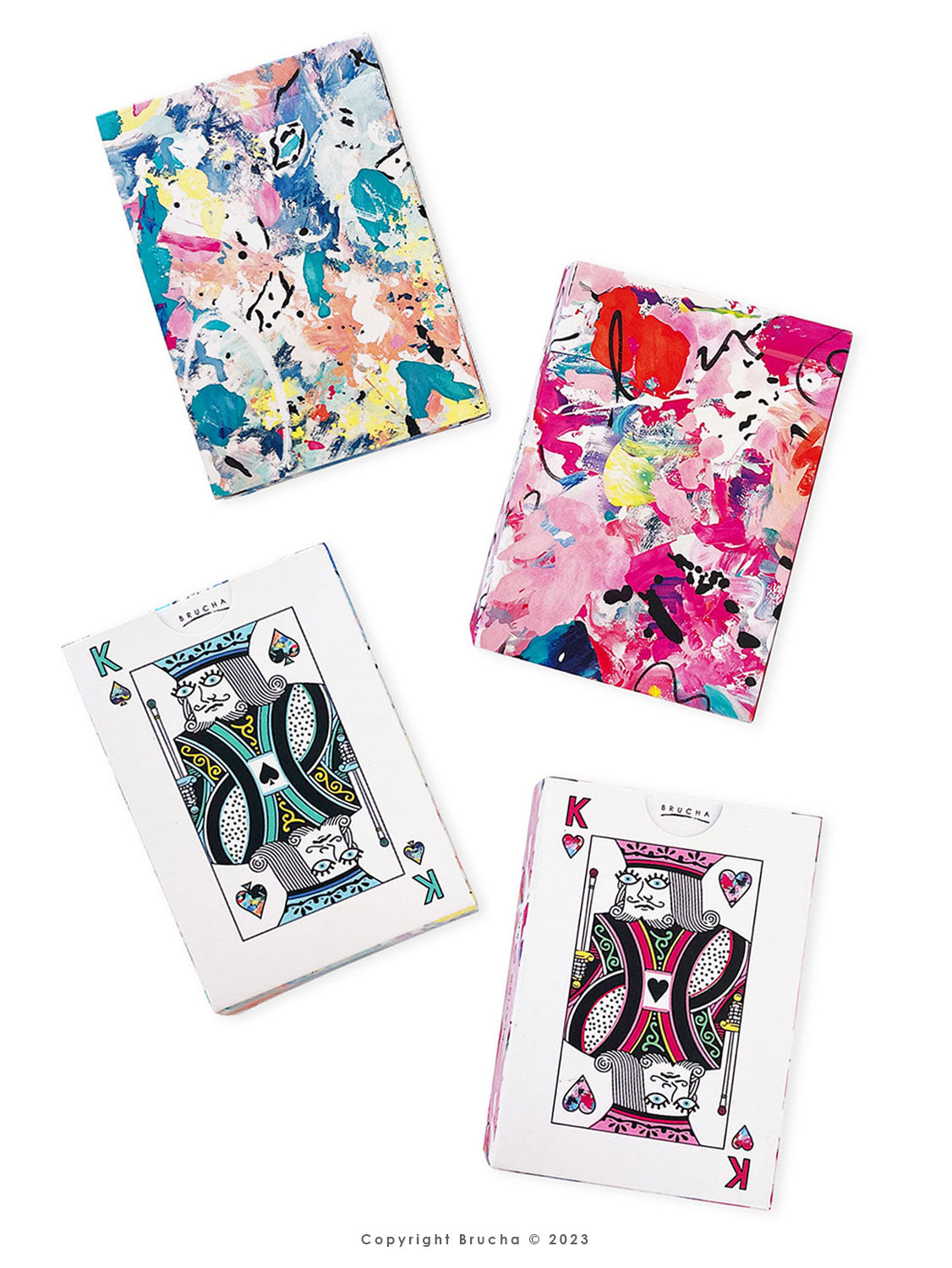 Set de Baraja Inglesa Siena y Luca - A prueba de agua, diseño original ...