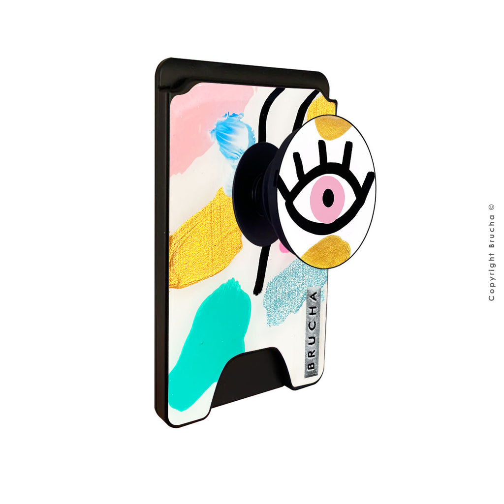 Cartera MagSafe con phone holder incluido handpainted - Aria – BRUCHA